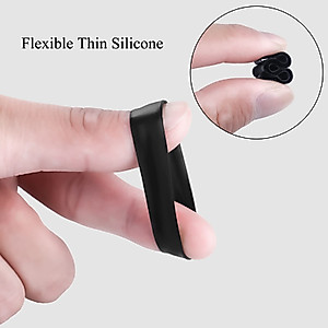 Xpircn 15 Pairs Thin Silicone Gauges Flexible Skin Ear Tunnles Plugs Double Flared Hollow Expander Ear Piercing Jewelry 3mm-30mm (Mixed Gauges)