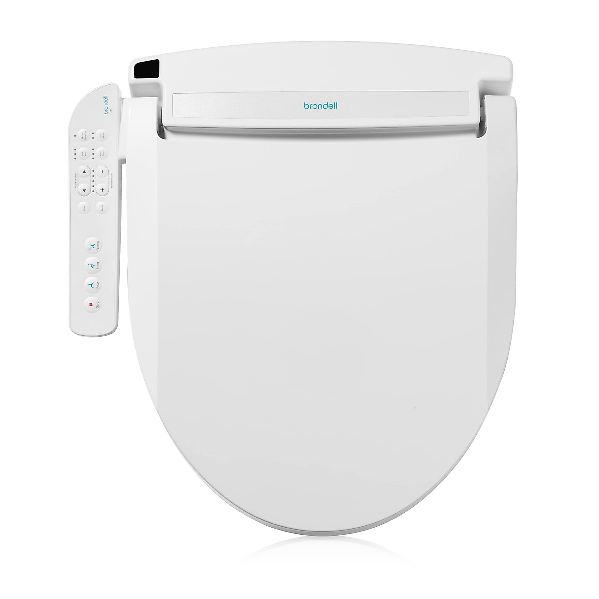Brondell LT89 Swash Electronic Bidet Toilet Seat for Round Toilets & SWF44 Swash Bidet Filter Bundle