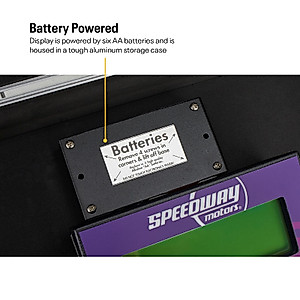 1 Weigh Electronic Race Car Scale System: 6,000 LB Capacity, Corner Weight, Cross Weight & LR Bite, 15x15 Inch Pads, LCD Display, Portable Case, Racing Computer Wheel Scale
