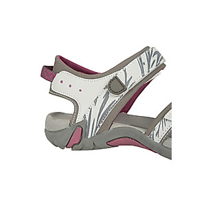 Mountain Warehouse Santorini Wide-Fit Womens Sandals Light Grey Womens Shoe Size 9 US