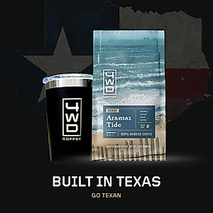 4wdCoffee Aransas Tide Organic Coffee - Whole Bean - Medium Roast - 12 oz Bag - Freshly Roasted in Texas - Coastal Inspired Flavor