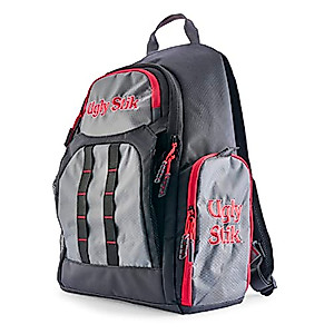 Ugly Stik 3600 Fishing Backpack, Includes 2 3650 StowAway Tackle Boxes, Fishing Tackle Backpack with Padded Shoulder Straps, Premium Tackle Storage