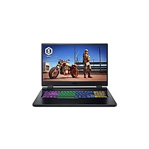 acer Nitro 5 17 Gaming Laptop 2023-17.3" FHD NVIDIA GeForce RTX 3050 - Intel Core i5-12450H 8 Cores - 48GB DDR4 4TB Hybrid - Backlit Keyboard Wi-Fi 6 Bluetooth 5.1 - Win11 Pro TLG 32GB USB