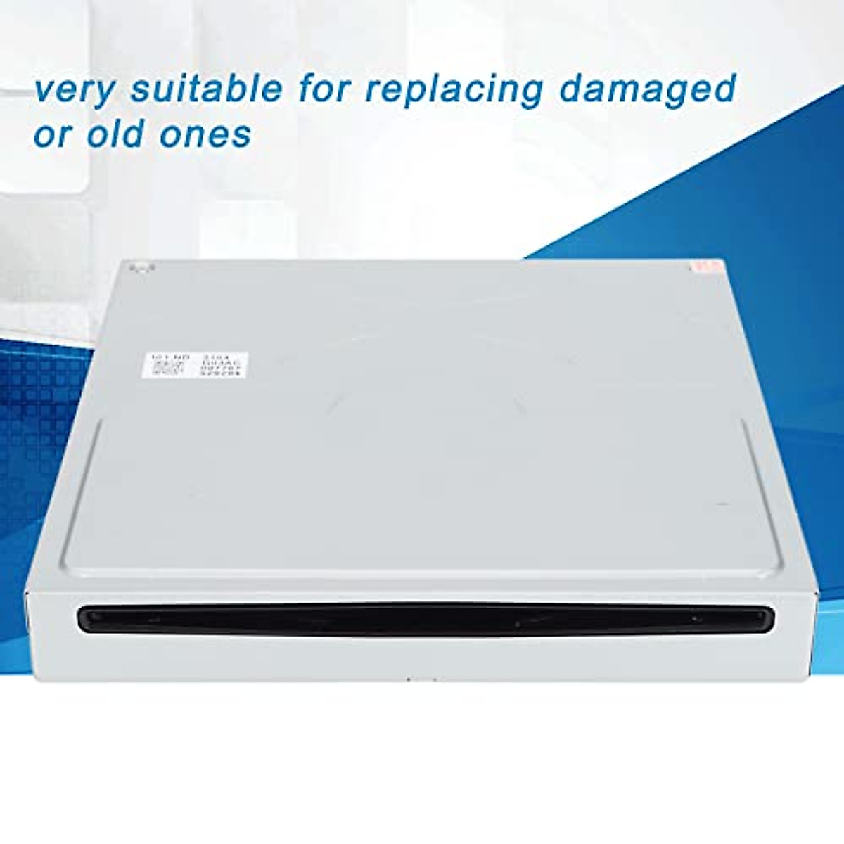 Shanrya Game Disc Drive, Fix Errors Professional Metal Replacement Wearable Game Console Optical Drive for