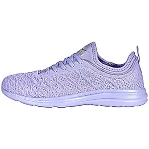APL: Athletic Propulsion Labs Women's Techloom Phantom Shoes, Bellflower/Pristine, 7.5