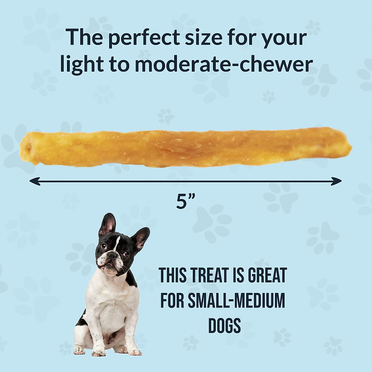 Pawveyor 5" Chicken Wrapped Rawhide Twists - Pack of 45 All-Natural, Rawhide Dog Treats Small Dogs - Great Puppy Treats for Teething Small Dogs - Odor-Free and Long-Lasting, Supports Dental Health