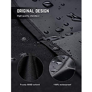 Szblnsm Outdoor TV Cover 55" - 58" - with Bottom Cover - 600D Water-Resistant and Dust-Resistant Material- Fits Your TV Better