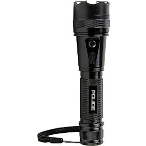 POLICE Stun Gun 1109 - Max Volt Rechargeable with LED Tactical Flashlight