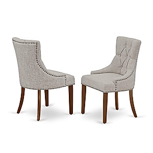 HomeStock Southwestern Sensibilities 5Pc Dining Set includes A Rectangle Dining Table and Four Double X Back Linen Seat Kitchen Chairs, Black Finish