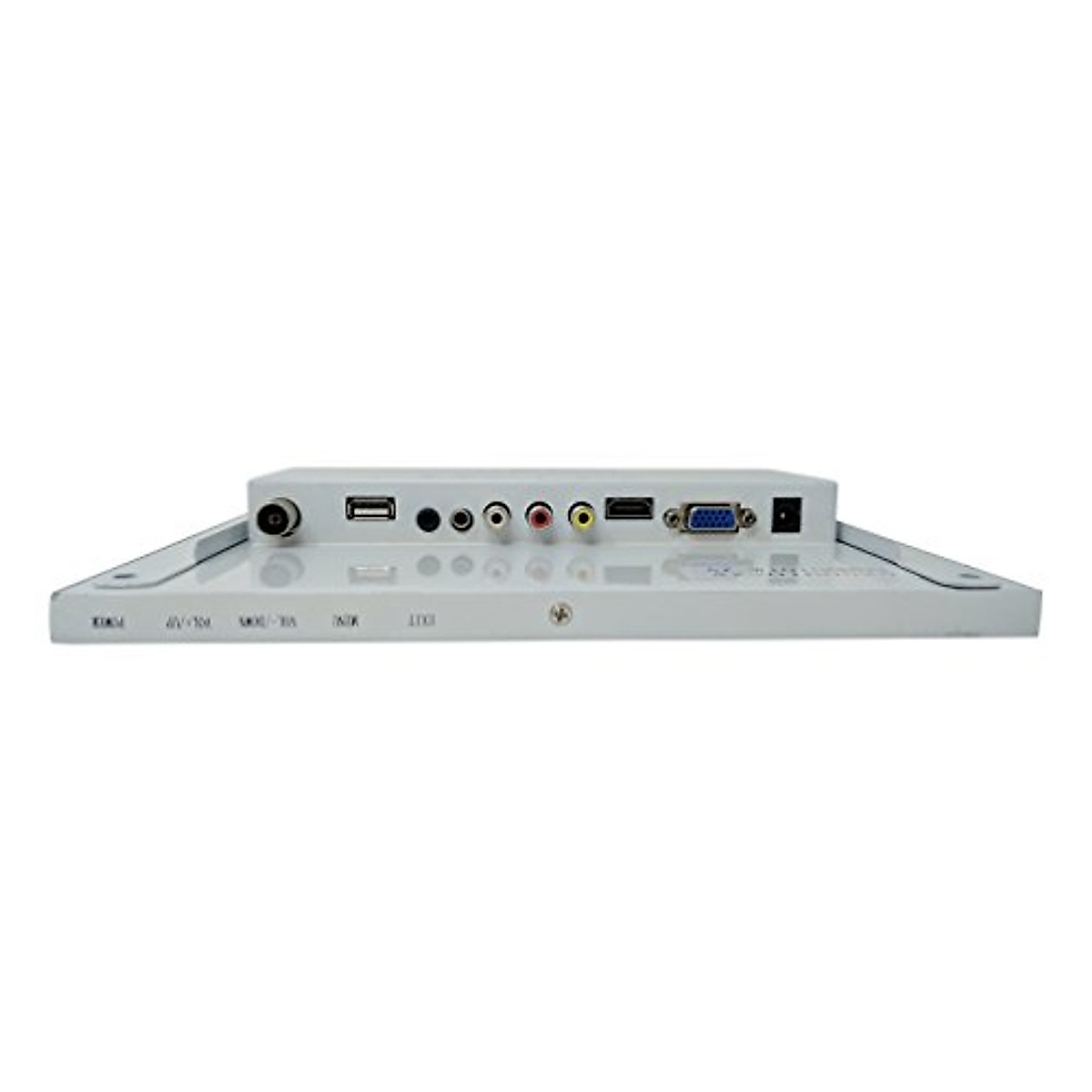 Kenuco White 10.1" LED Monitor with HDMI/VGA/Composite/RCA Input