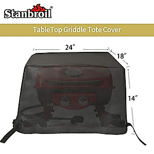 Stanbroil Outdoor Heavy Duty Waterproof Gas Grill Cover for Cuisinart CGG-522 Dual Blaze Two Burner Gas Grill and The CGG-608 Professional Portable Gas Grill, Replacement for Cuisinart CGC-10522