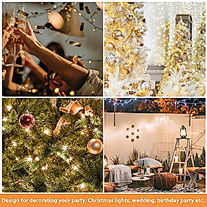 Solar String Lights Outdoor,240 LED Total&80 Ft Ultra Long Solar Light with 1200mAh Battery Backup,8 Modes Solar Fairy Lights for Garden Patio Yard Party Decoration (1Pack- Warm White)