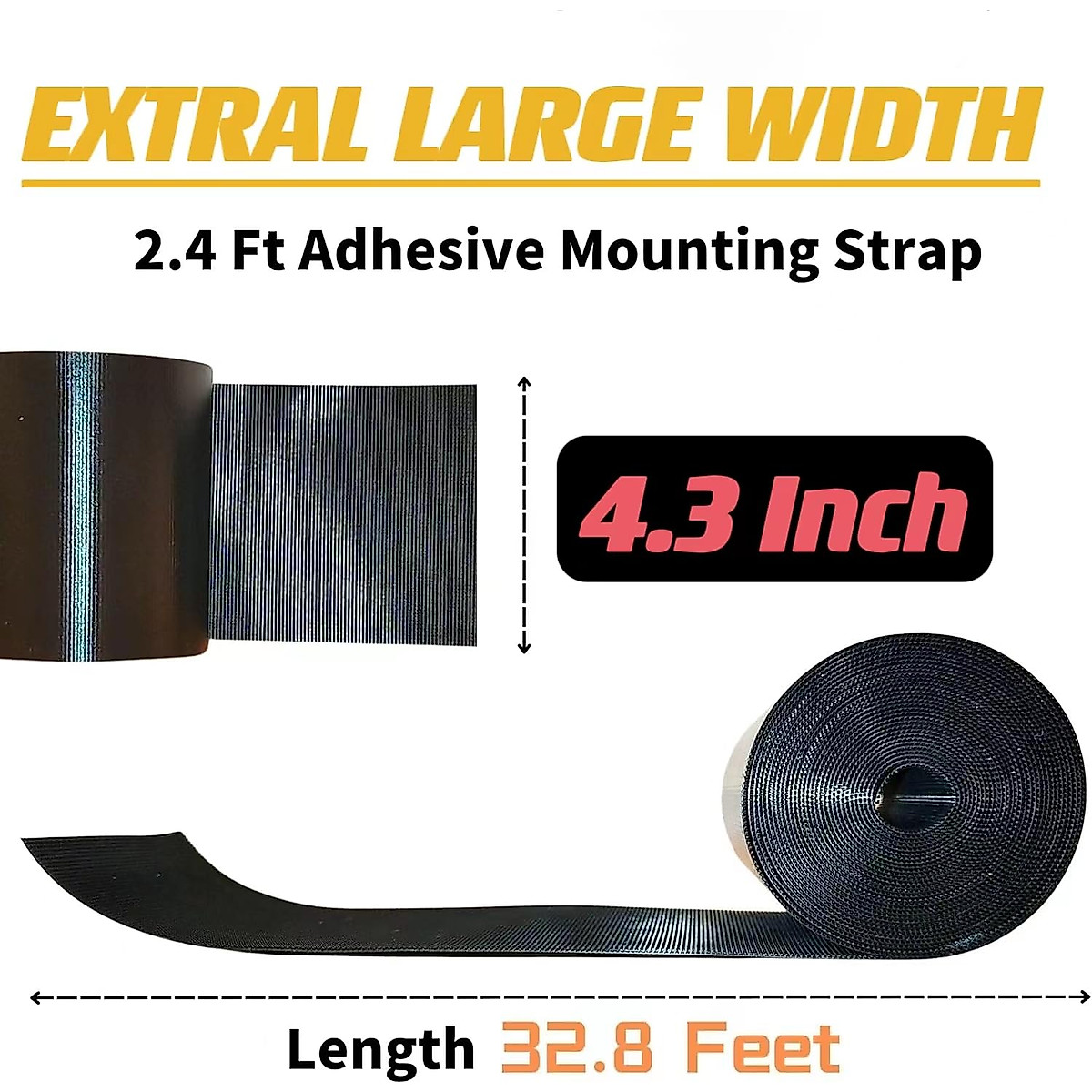 Benlynnx 32.8 Ft Under Couch Blocker for Toy/Pet (Large Width 4.3 Inch), Adjustable Under Sofa Blocker to Avoid Things Sliding Under Furniture (Include 2.4 Ft Adhesive Mounting Strap)