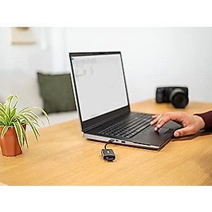 Trust Dalyx Fast USB Cardreader, Fast USB 3.2 Gen 1 with USB-C Connector, 104 MB/s with Compatible UHS-I Cards, (Micro) SD, SDHC and SDXC up to 2 TB, MacBook, PC, Laptop, Chromebook