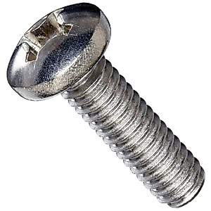 MonsterBolts - M6 x 20mm Phillips Pan Head, DIN 7985A, Stainless Steel, 10 Pack