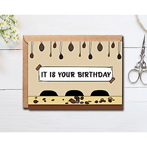 OystersPearl It Is Your Birthday Card - The Office Birthday Card - Dwight Jim Birthday Card Funny Office - Mouse Cave Birthday Card - Happy Birthday Card