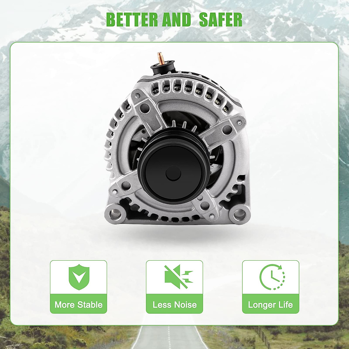 NOTUDE 1Pcs Alternator for Caravan 2001-2007 for Town & Country 2001-2007 13870 Vehicle AC Generator