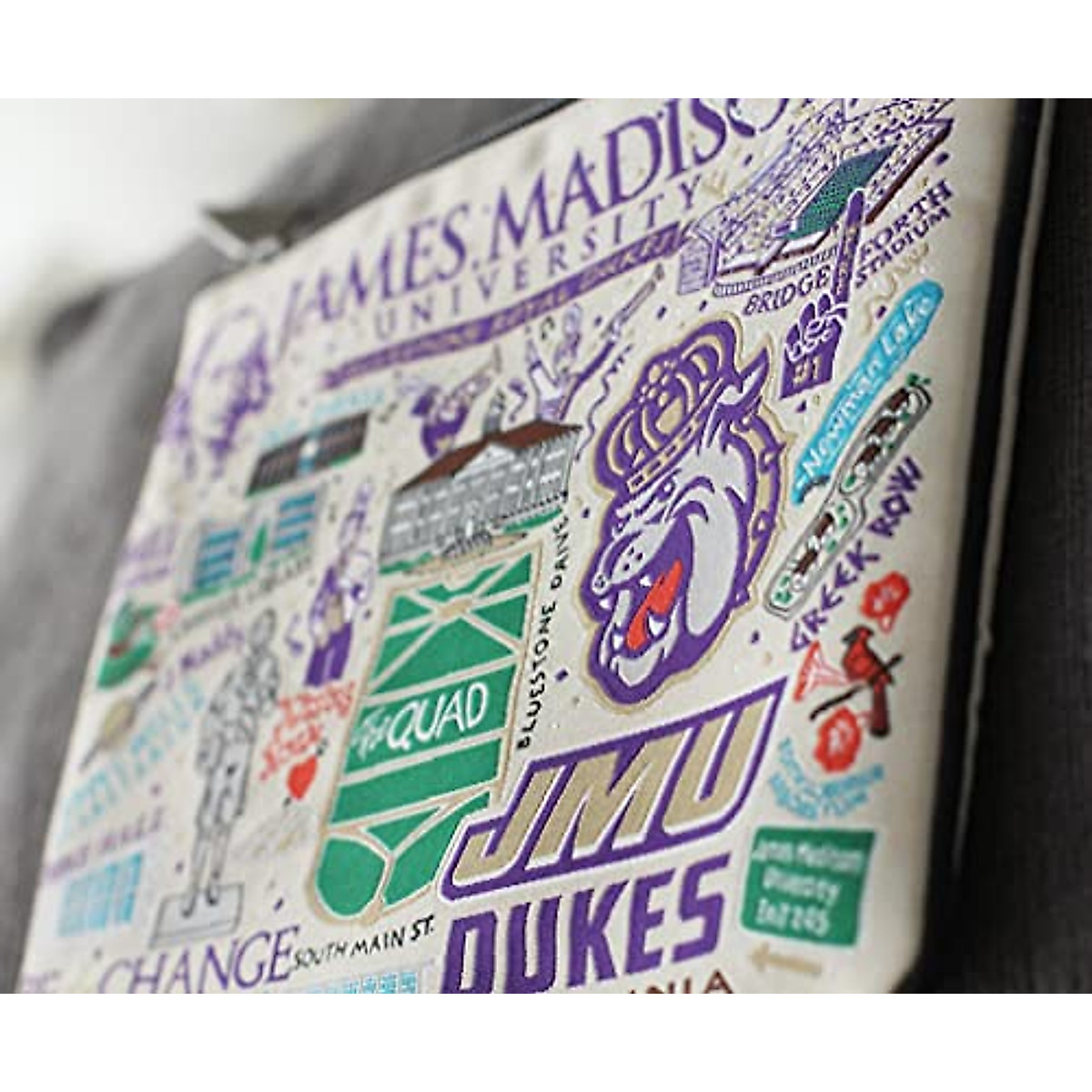 Catstudio James Madison University Collegiate Zip Pouch | 5" x 7"