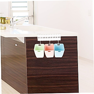 Zerodeko 3 Sets Sorting Trash Can Trash Container Hanging Trash Cans Kitchen Garbage Bin Recycling Bin Garbage Can Waste Paper Basket Desktop Office Plastic Classification Bucket
