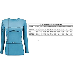 Natural Uniforms Women's Long Sleeve Tee Shirt Underscrub-2-Pack (Small, 2 Pack Ceil Blue)