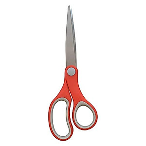 Westcott 55846 7-Inch School Scissors, All-Purpose Heavy-Duty Scissors for Crafting, School and Work, Red/Gray, 2 Pack