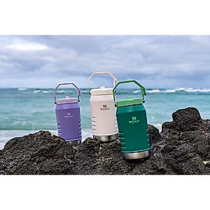 Stanley IceFlow Flip Straw Jug with Handle 64 oz| Twist On Lid and Flip Up Straw | Leak Resistant for Travel and Sports | Insulated Stainless Steel | BPA-Free | Lavender