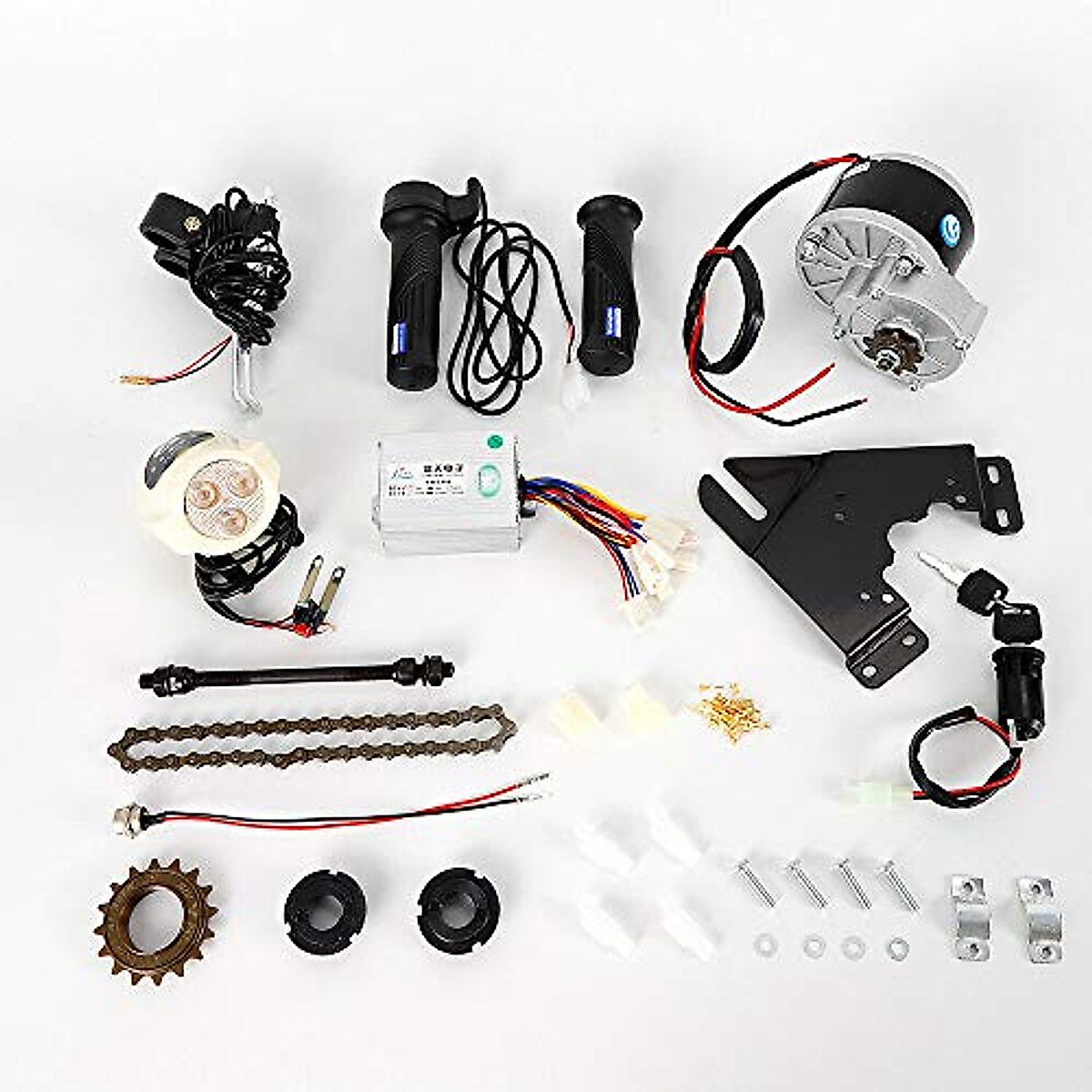 DYRABREST Electric Bike Conversion Kit for 22-29" Common Bike, 250W Motor Controller Electric Bicycle DIY Conversion Kit (36V 250W)