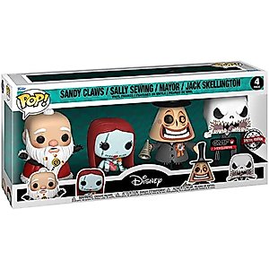 Funko Pop! Disney: The Nightmare Before Christmas - Sandy Claws - 4PK - Collectible Vinyl Figure - Gift Idea - Official Merchandise - Toys for Children and Adults - Movies Fans