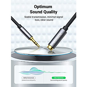 UGREEN Headphone Splitter for Computer & 3.5mm Headphone Extension Cable 3FT Male to Female Bundle