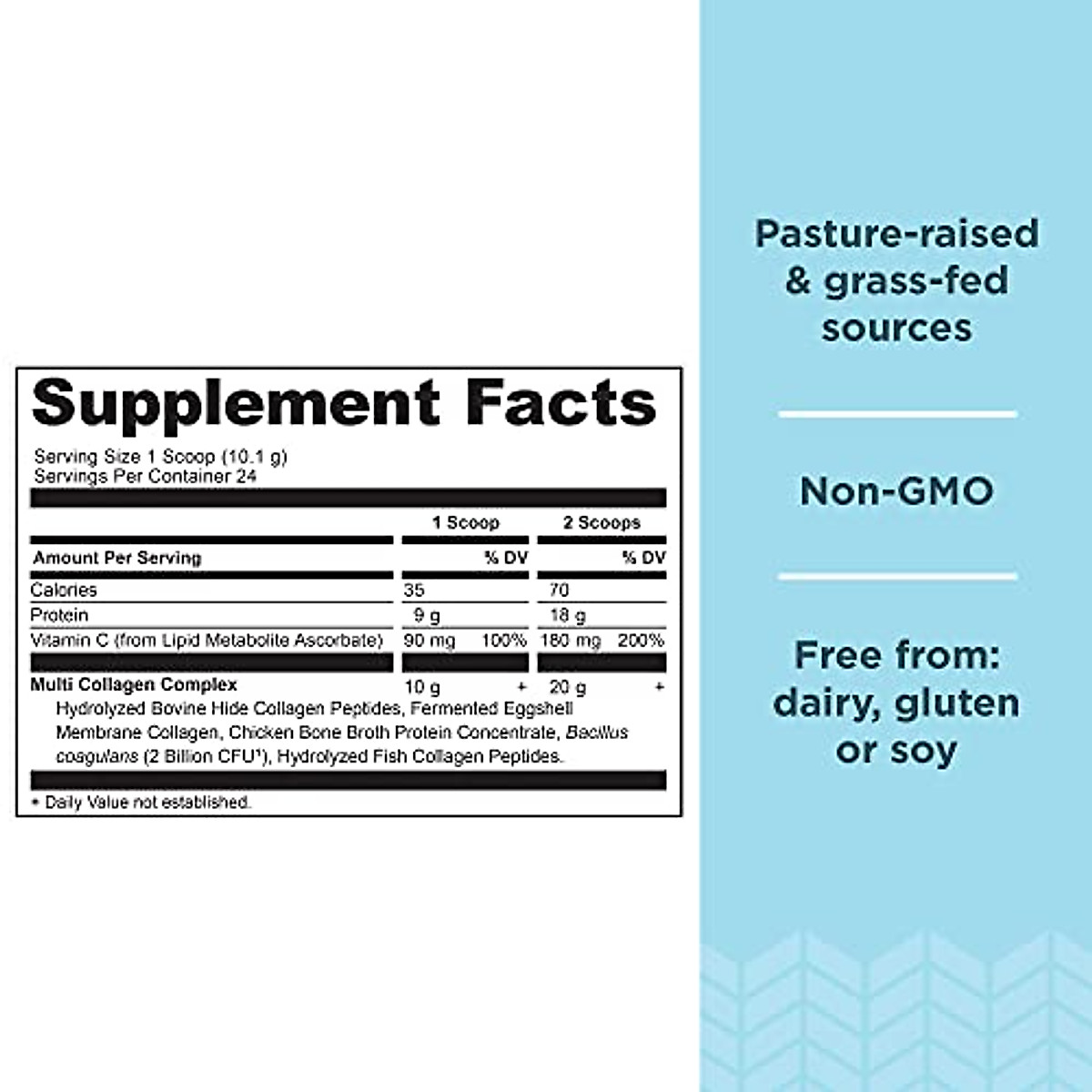 Ancient Nutrition Collagen Powder Protein with Vitamin C and Probiotics, Multi Collagen Protein, Unflavored, 24 Servings, Hydrolyzed Collagen Peptides Supports Skin and Nails, Gut Health, 8.6oz