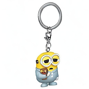 Funko Pop! Keychain: Minions: The Rise of Gru - Pajama Bob, Multicolor
