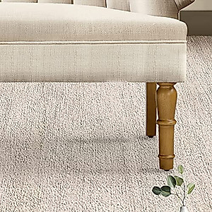 Rosevera Hermosa para Sala Love Seats Furniture Sofa in a Box Long Couches for Living Room Settee Loveseat, Standard, Linen Beige
