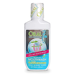 Oral7 Dry Mouth Mouthwash Alcohol Free Oral Rinse with Xylitol, Moisturizing Mouth Wash and Breath Freshener, Promotes Gum Health and Fresh Breath, Oral Care and Dry Mouth Products 250ml