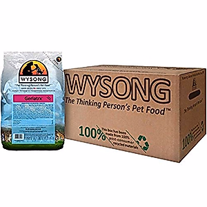 Wysong Geriatrx Senior Feline Formula Dry Cat Food, Four- 5 Pound Bags