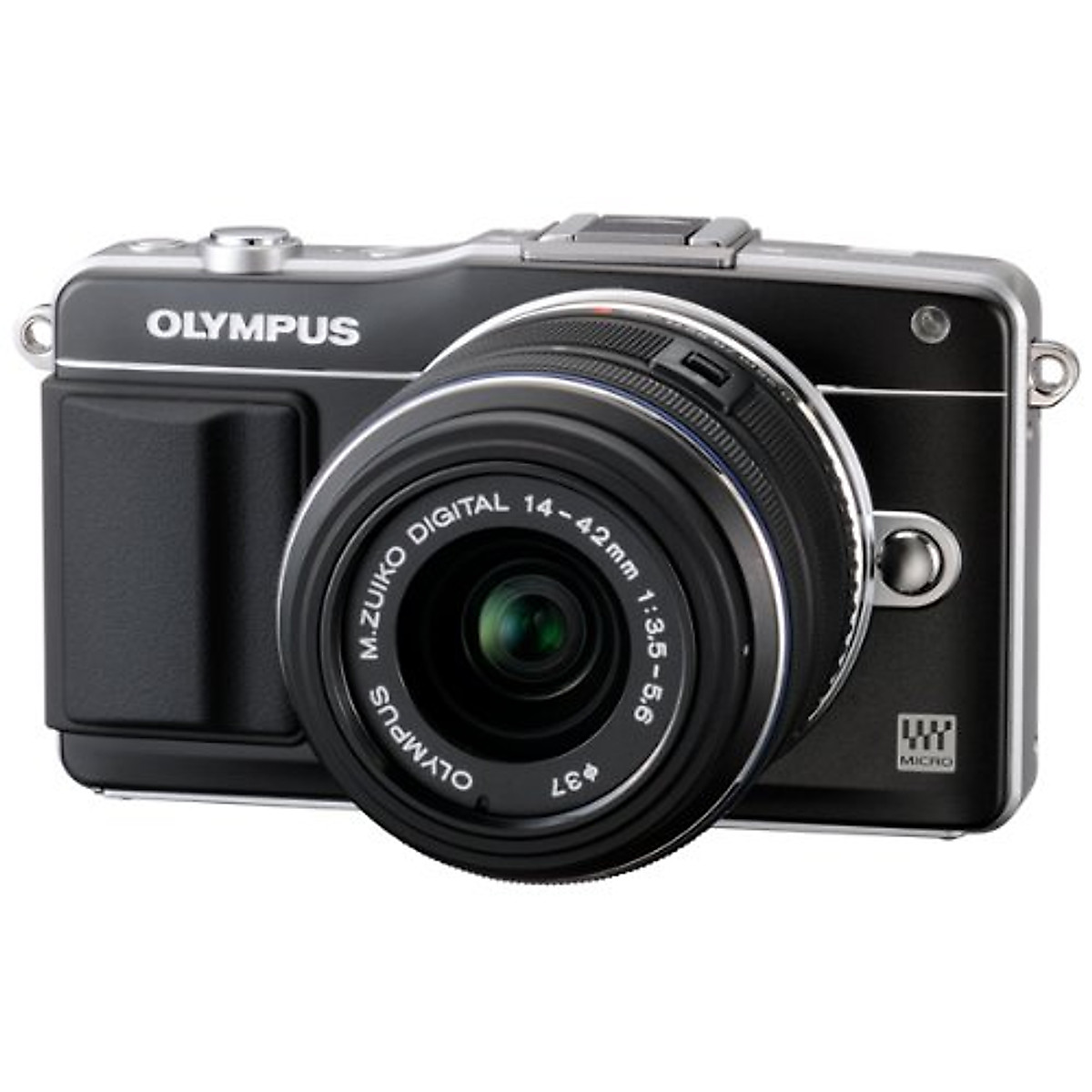 Olympus E-PM2 16MP Mirrorless Digital Camera with 14-42mm and 40-150mm Two Lens Kit (Old Model)
