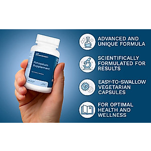 Life Enhancement Potassium Supplement, 1020 mg,120 Servings, 240 caps