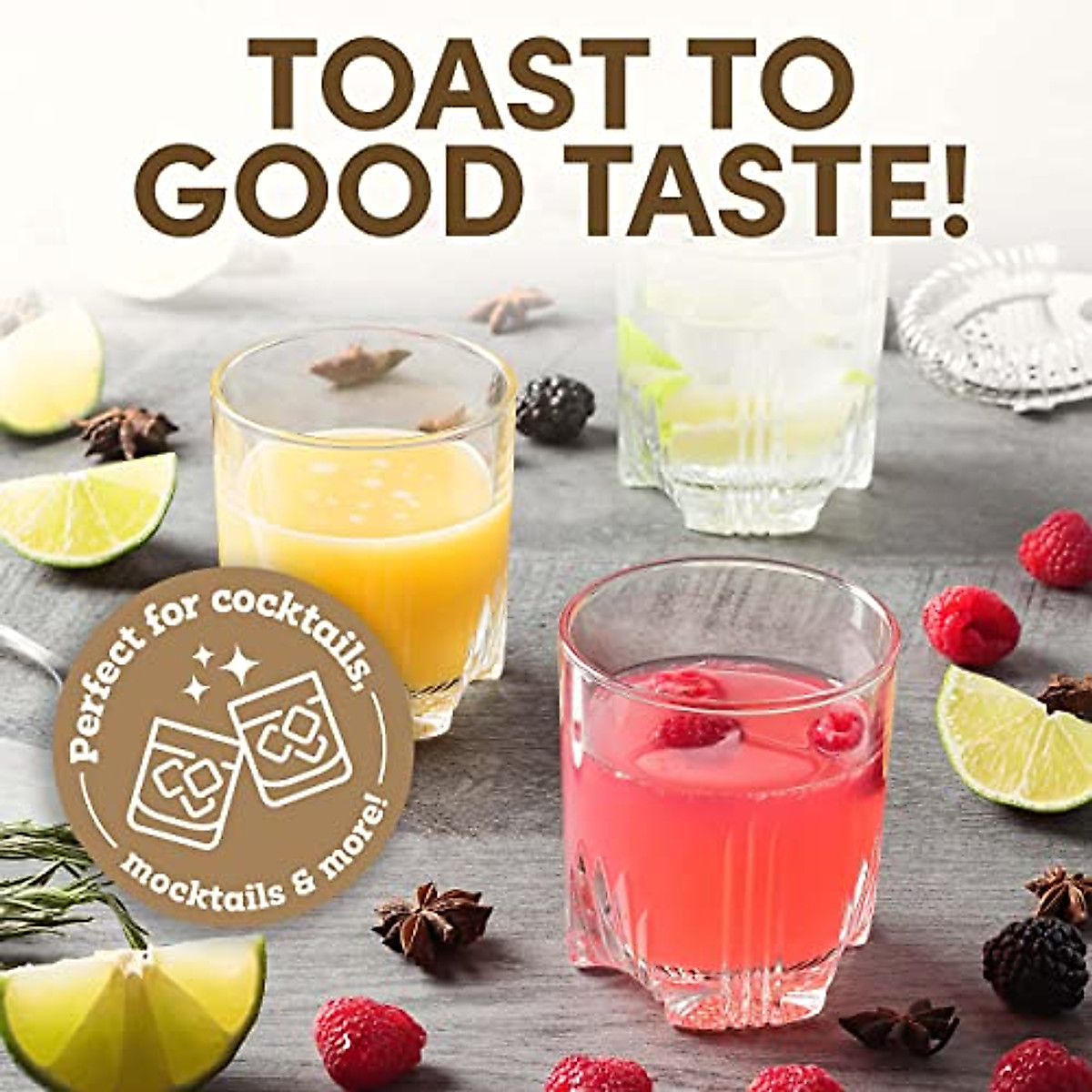 Paksh Novelty Whiskey Decanter Set - 7-Piece Italian Crafted Glass Decanter & Whiskey Glasses Set - Holiday Whiskey Gifts for Men and Women w/ Ornate Stopper and 6 Cocktail Glasses, Red