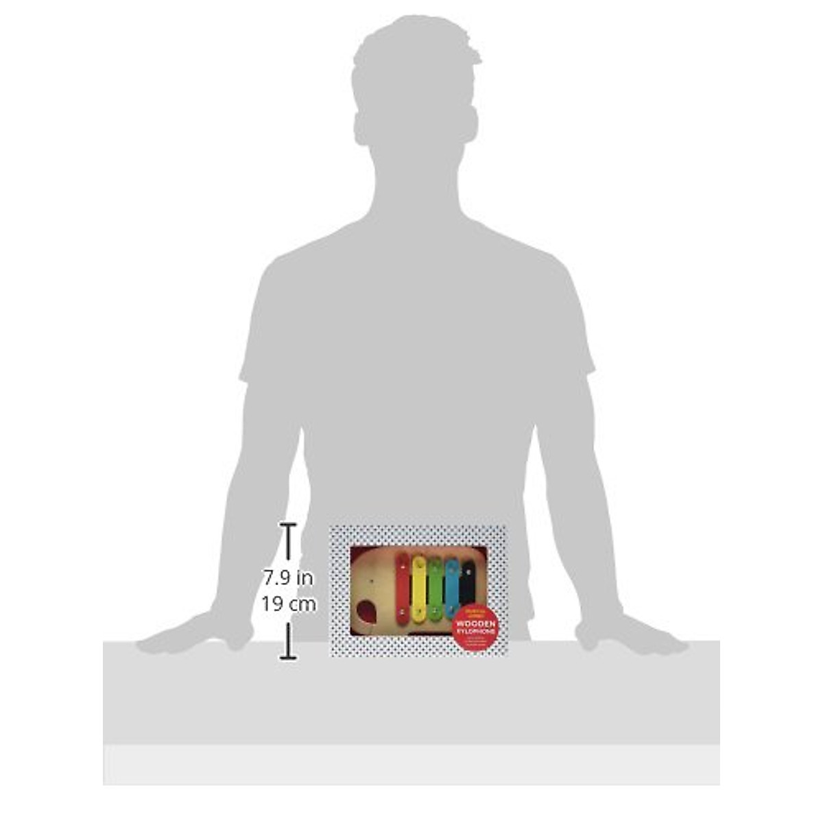 Petit Collage Musical Jumbo Wooden Xylophone