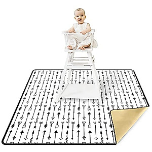 Splat Mat , Waterproof High Chair Mat , High Chair Mat for Floor , Splash Mat for Under Highchair , Mat for Under High Chair , High Chair Floor Mat , Highchair Splash Mat