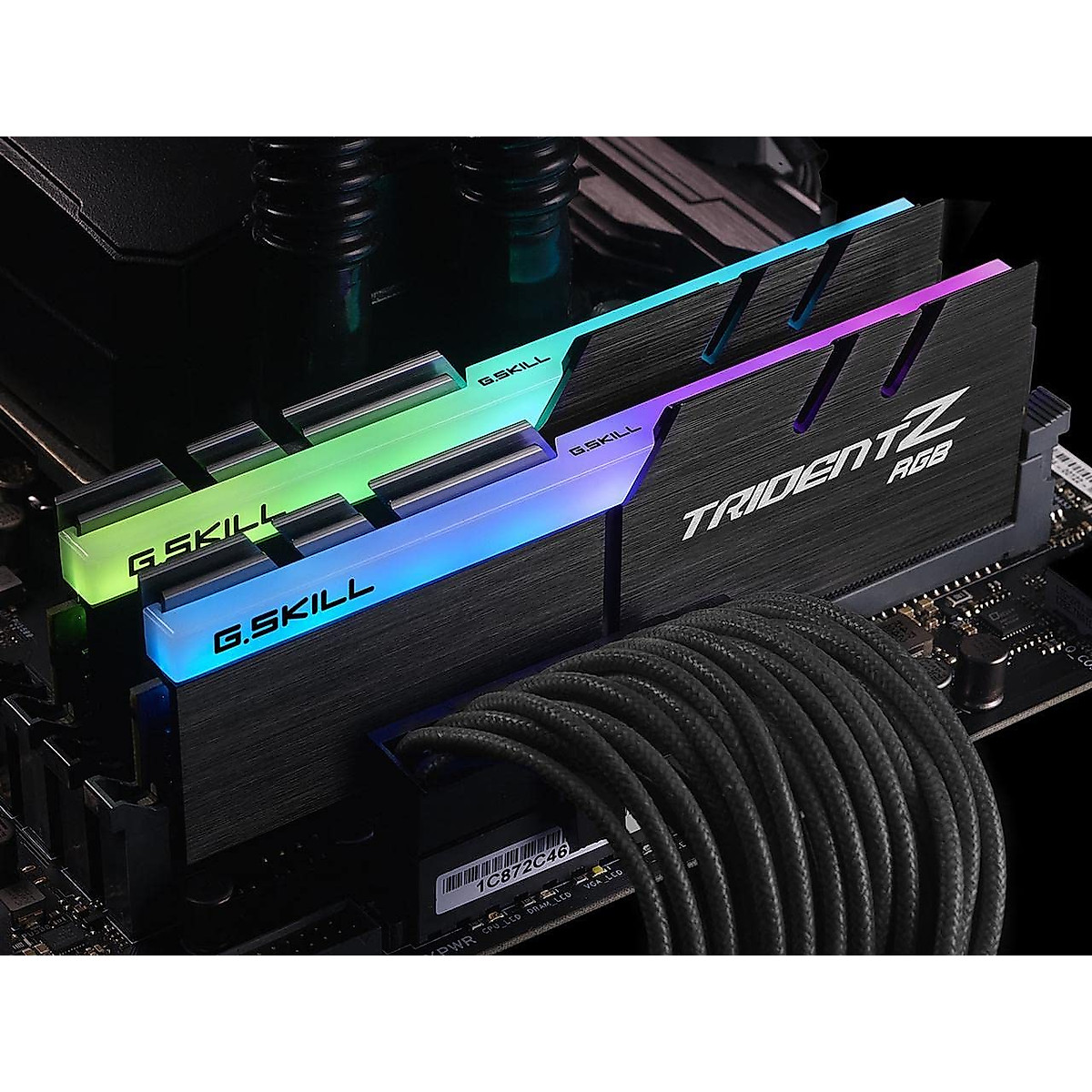 G.SKILL TridentZ RGB Series 32GB (2 x 16GB) 288-Pin DDR4 SDRAM DDR4 3200 (PC4 25600) Desktop Memory Model F4-3200C16D-32GTZRX