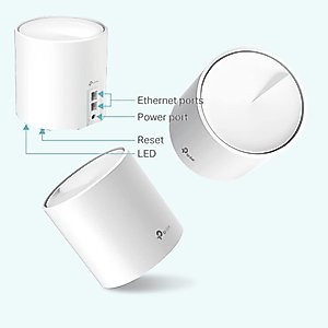 TP-Link Deco X20 AX1800 Whole Home Mesh Wi-Fi 6 System Add-on Unit, Up to 2000 sq ft Coverage, Compatible with Amazon Alexa, Antivirus Security Protection and Parental Controls