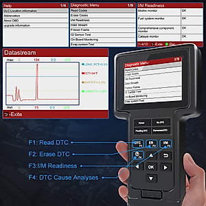 ThinkScan OBD2 Scanner Diagnostic Scan Tool Compatible for GM, Car Code Reader SAS ETS EPB Oil Light Reset Service for GM Vehicles After 1996 (for Buick/Chevrolet/Cadillac/GMC), Lifetime Free Update