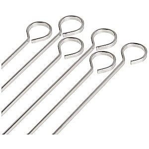 Norpro Stainless Steel 12-Inch Skewers, Set of 6