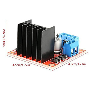 Davitu Motor Driver - 1pc DC Motor Driver Stepper Motor Driving Module L298N Module H Bridge Driver Board Module for Stepper Motor Smart Car Robot
