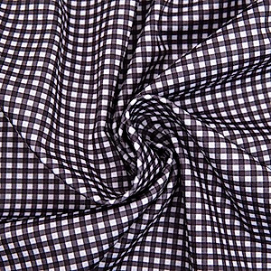 Turtleneck Men Long Sleeve Shirt Fashion T-Shirts Plaid Houndstooth Undershirts Mock Turtle Neck Slim Fit Shirts Grey Black XL