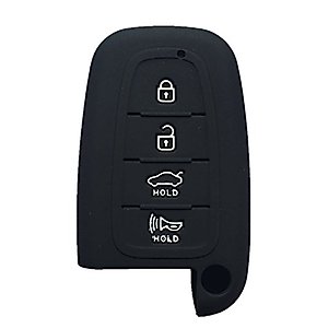 Rpkey Silicone Keyless Entry Remote Control Key Fob Cover Case protector Replacement Fit For Hyundai Elantra GT Genesis Genesis Coupe Sonata Veloster Tucson Kia Optima Rio Forte Koup Soul Sportage