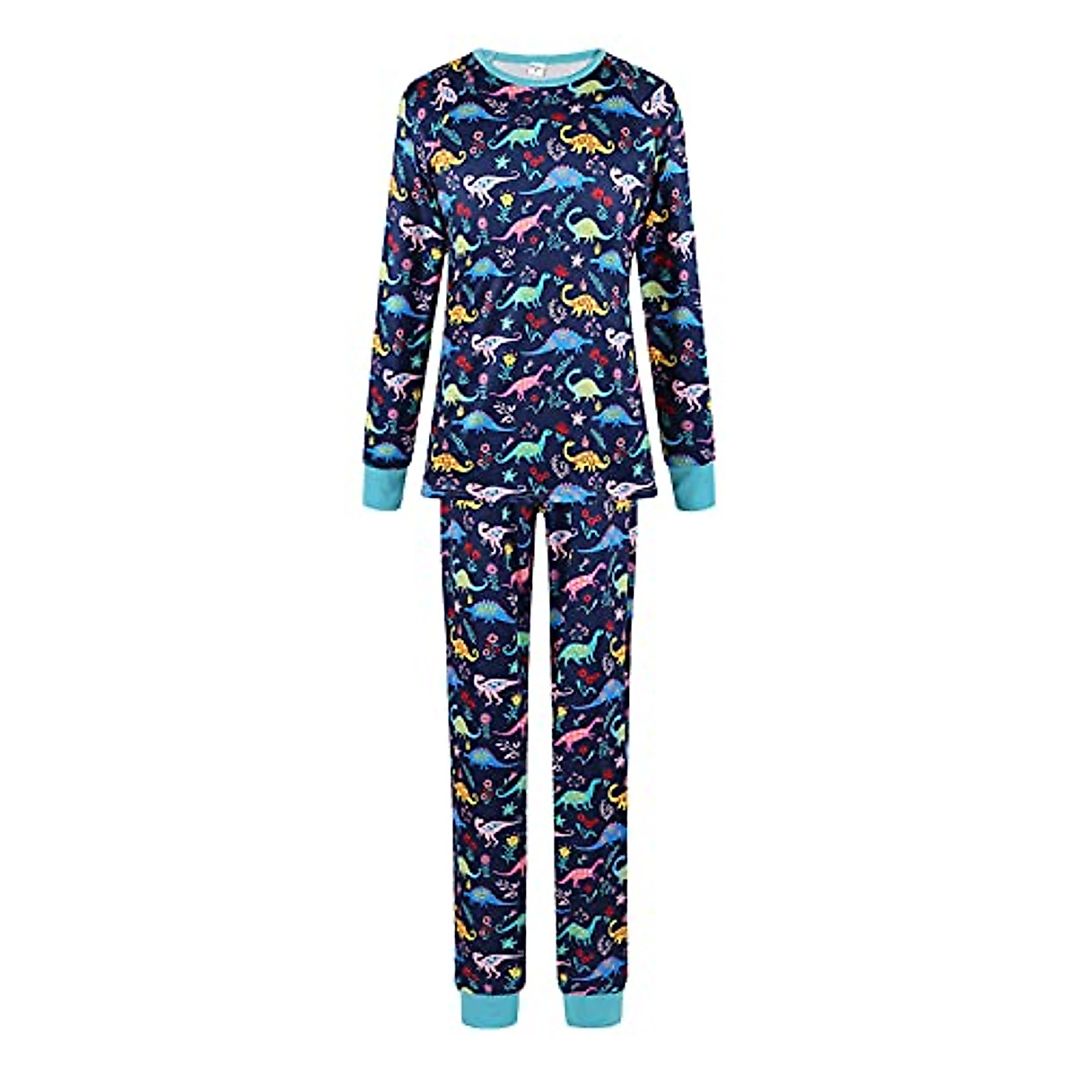 High Waisted Pants for Women Wide Leg Suit Suit Home Sets Autumn Trouser and Sleeve Women's Long Women Holiday Winter Blue