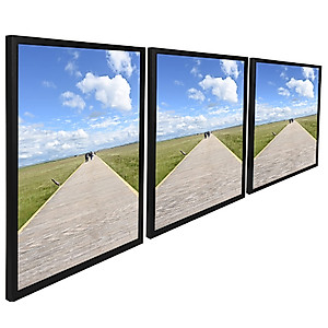 Aynoo 16x20 Poster Frame Black, Display Posters 16x20 Wooden Picture Frames, Wall Gallery Collage Frames,Wood,1Pack