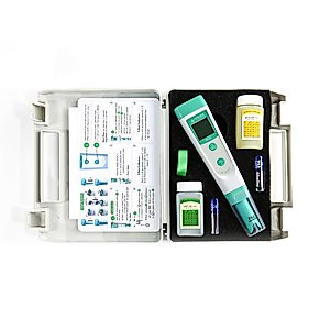 APERA INSTRUMENTS AI209 Value Series PH20 Waterproof pH Tester Kit, ±0.1 pH Accuracy & n Buffer Solution Kit (pH 4.00 & 7.00), Plus 4oz. 3M KCL Storage Solution for pH/ORP Electrodes