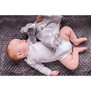 Believe BigDreams Loveys for Babies Girls - Baby Stuffed Animals for Newborn Boy - Grey Polyester Baby Security Blanket Stuffed Elephant for Baby Glows in The Dark…